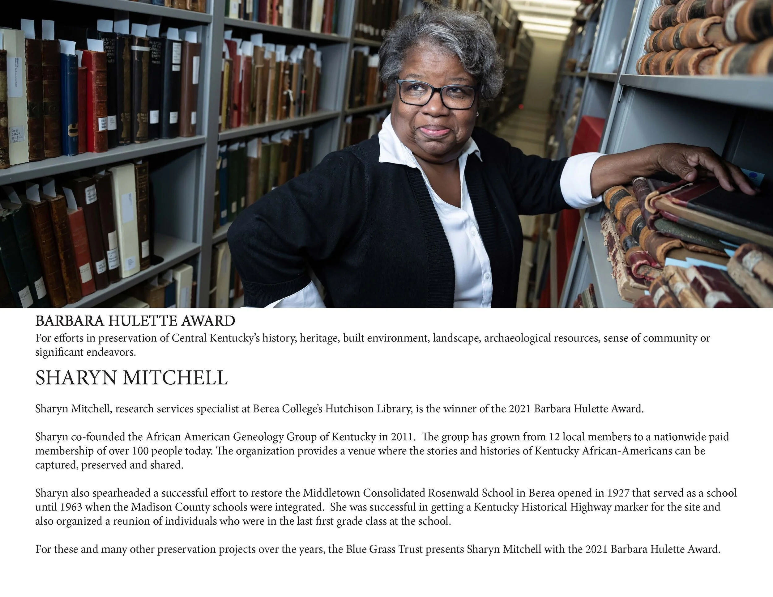 2021 Award Winners — The Blue Grass Trust for Historic Preservation