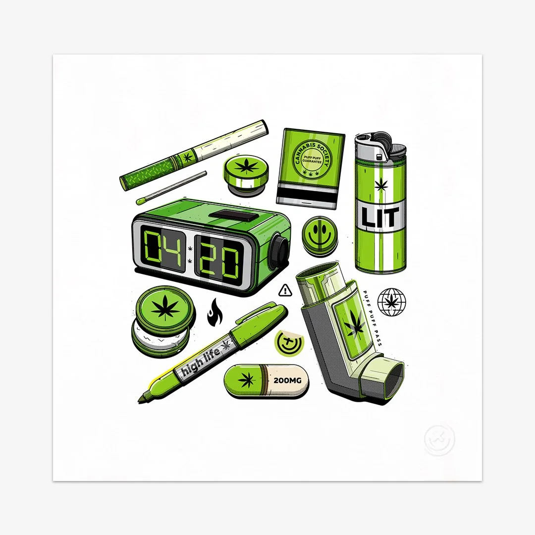 Happy Impulse | Get Lit - Art Print