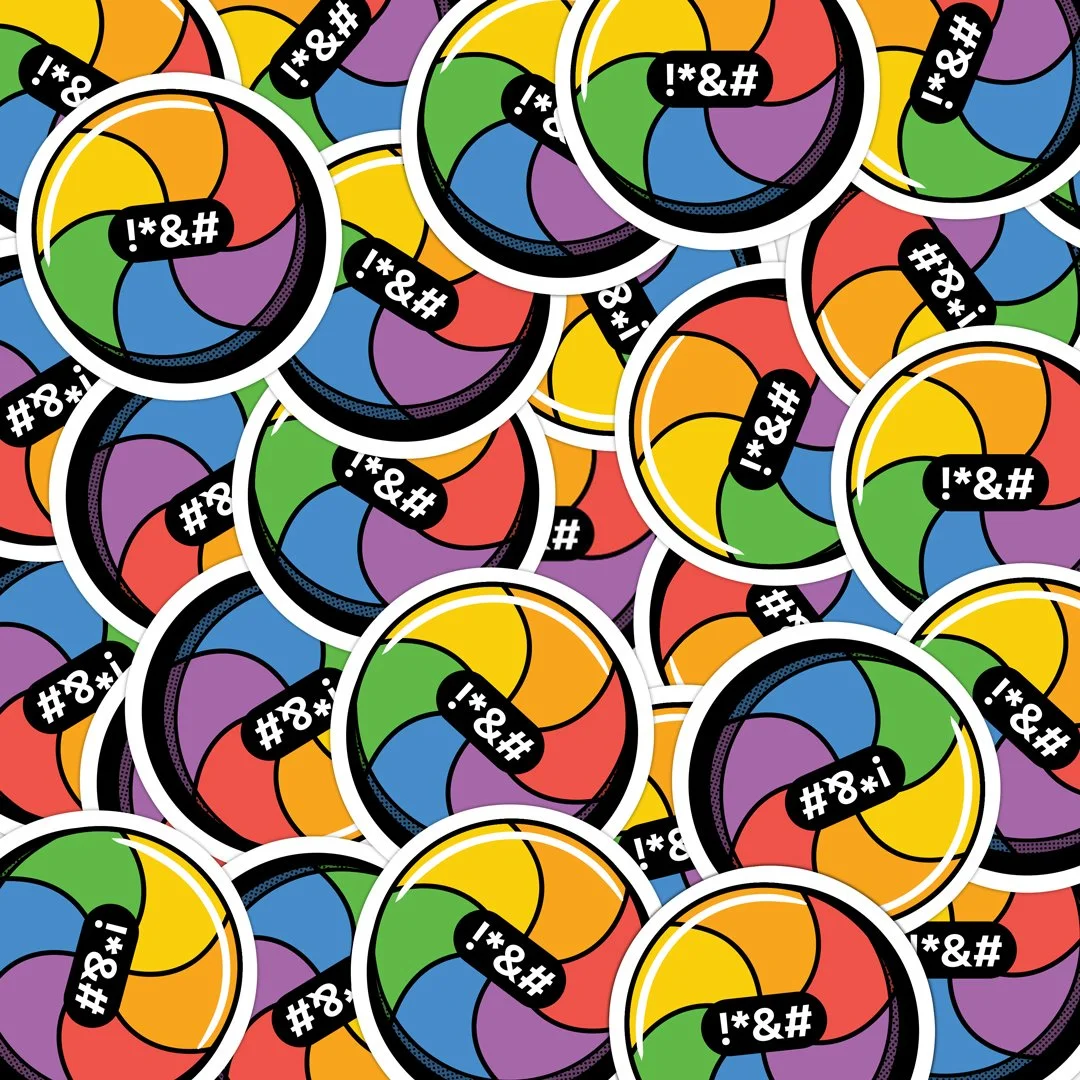 Happy Impulse | Pinwheel of Death - Sticker