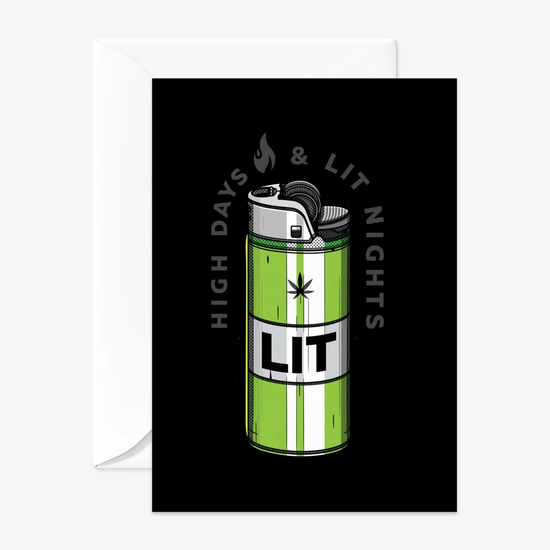 Happy Impulse | High Days and Lit Nights - Card