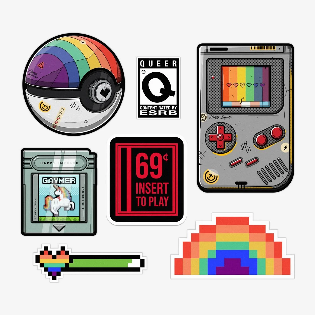 Happy Impulse | Gaymer - Sticker Pack