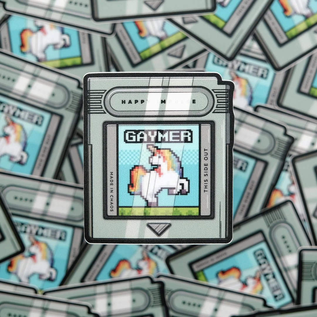 Happy Impulse | Gaymer Card - Sticker