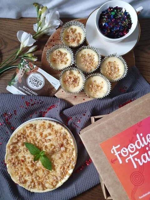 Lemon and Wattleseed Cheesecake — Foodie Trails — Foodie Trails