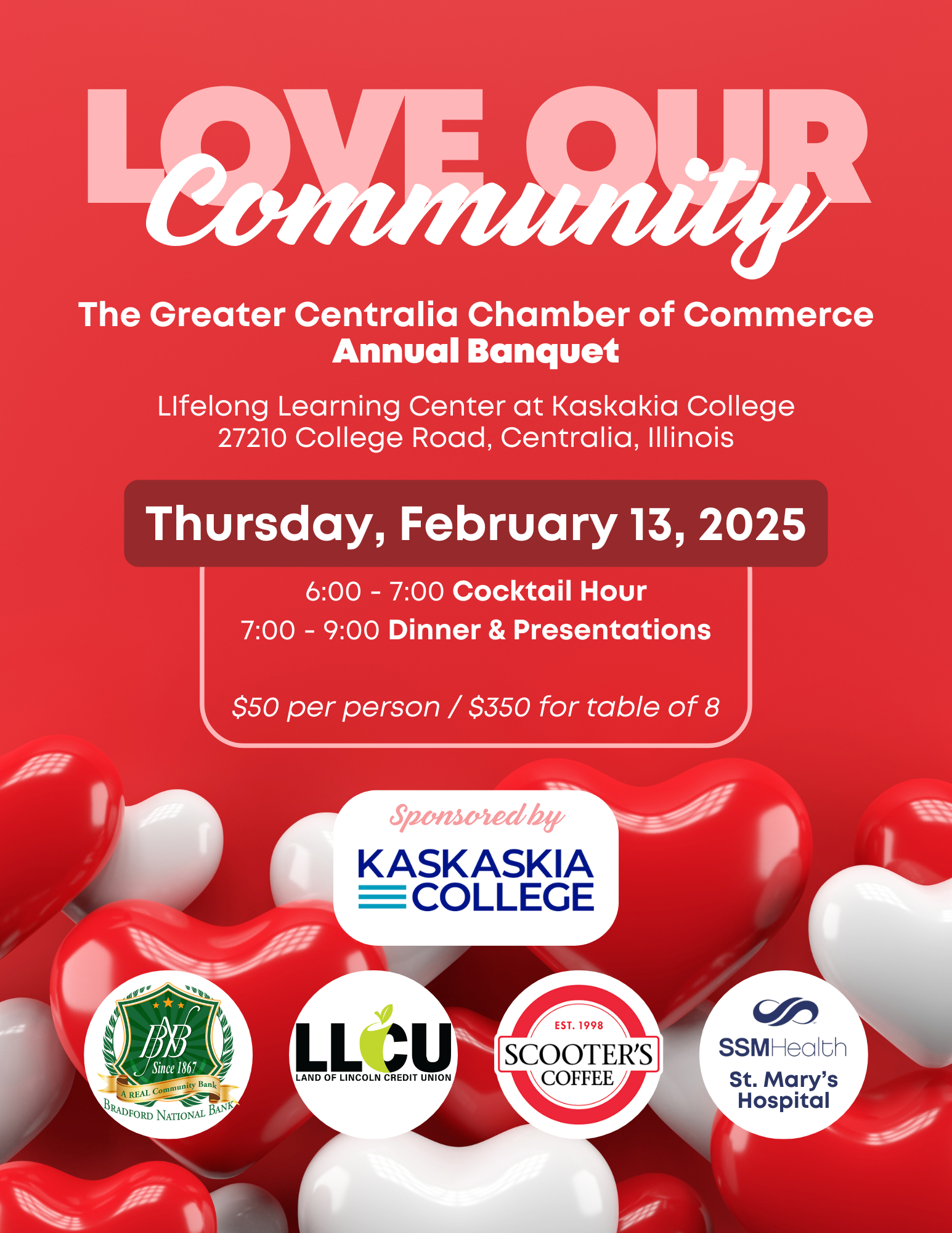 Love Our Community - Chamber Annual Banquet — The Greater Centralia ...