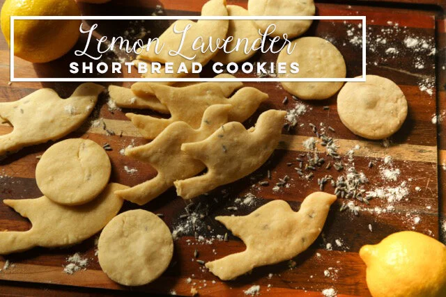 Lemon Lavender Shortbread Cookies — London Lovett