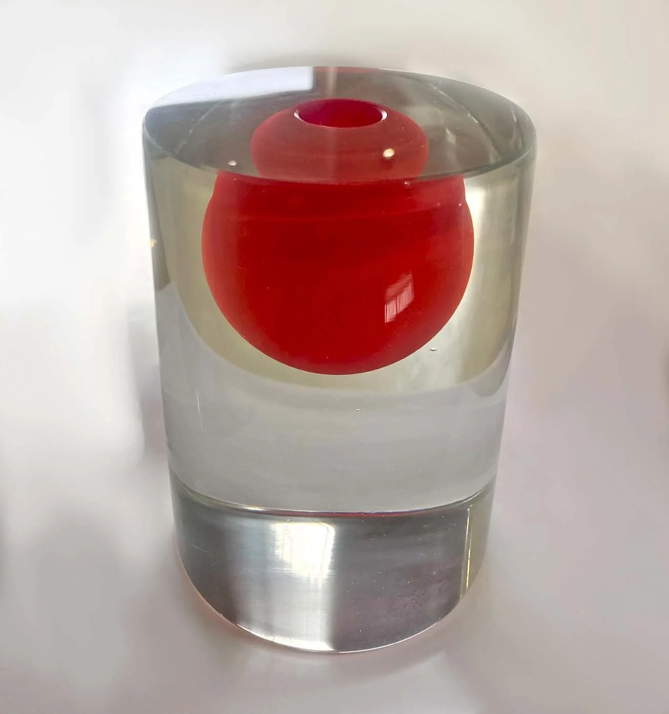Frantisek Vizner: Red Ball Vase, Circa 1960s — Palette Contemporary Art ...