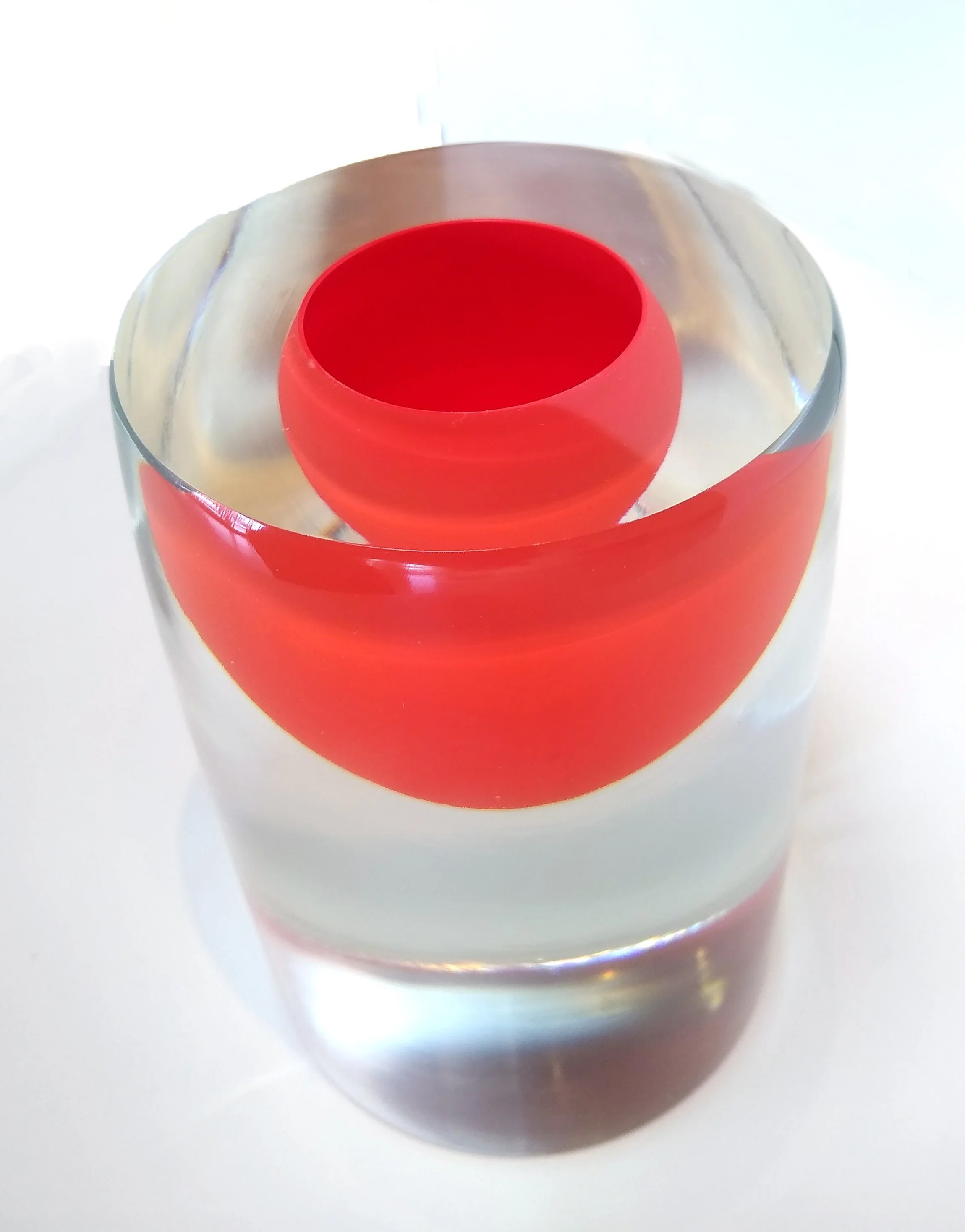 Frantisek Vizner: Red Egg Vase, Circa 1960s — Palette Contemporary Art ...