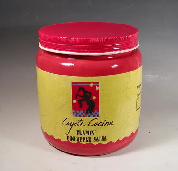 Karen Shapiro: Coyote Cocina Salsa Jar — Palette Contemporary Art and Craft