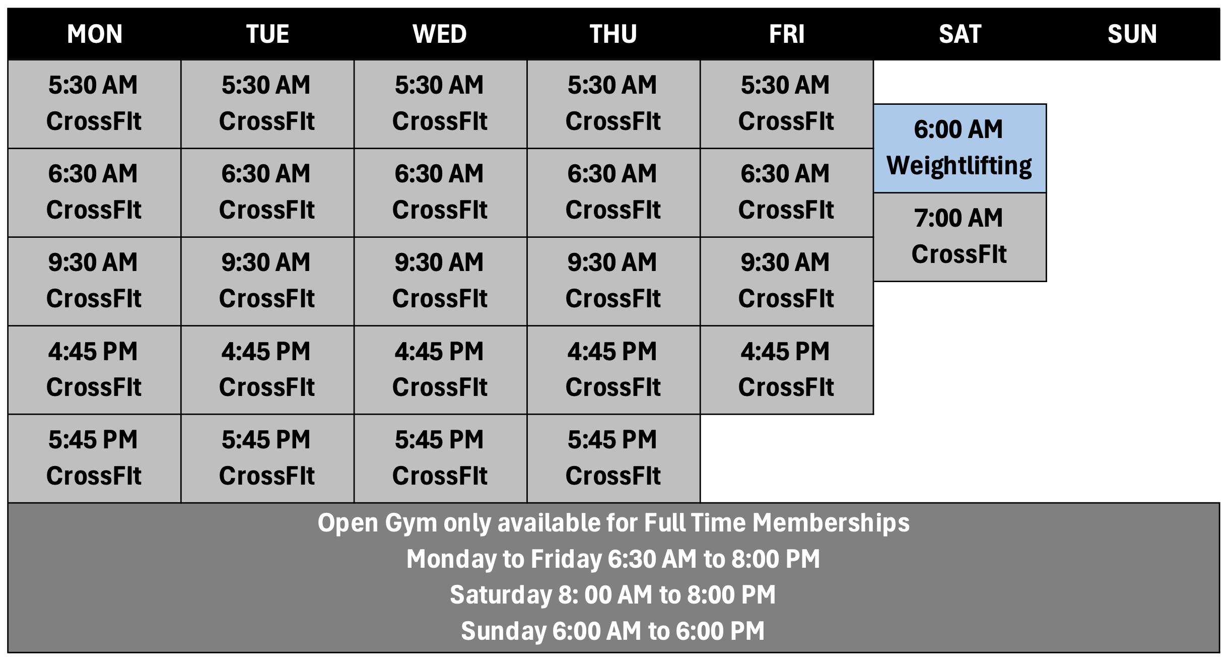 GET STARTED — CrossFit The Stables