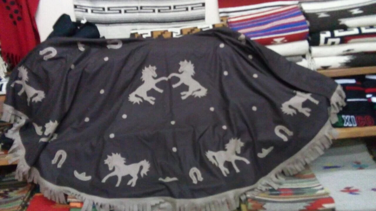 Ruana Charra de Caballitos/Charro Capes with Horses — EL JORONGO CUSTOM ...