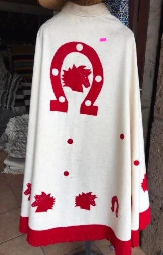 Ruana Charra con Caritas de Caballo/Charro Cape with Horse Heads — EL ...