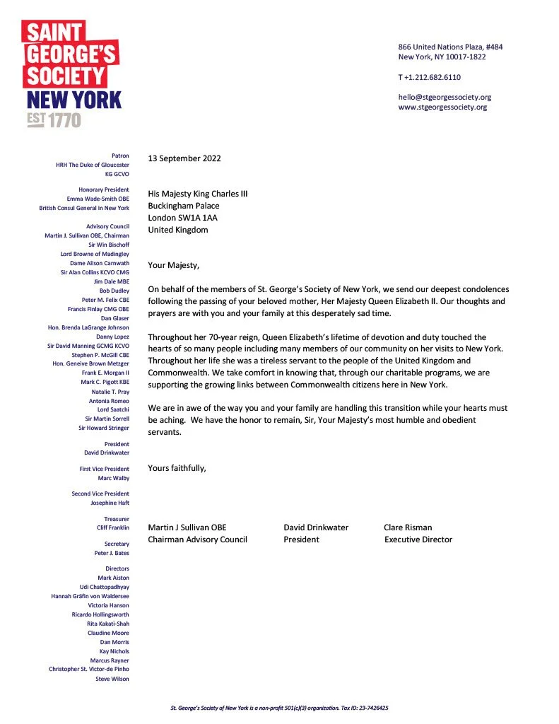 St. George's Society of New York