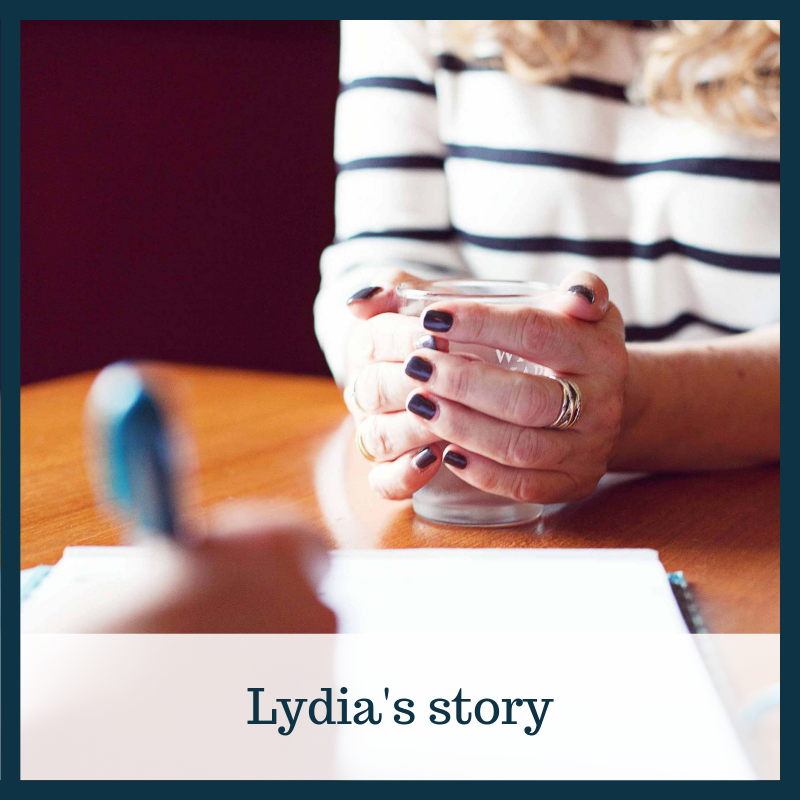 Lydia's story — Claire Macklin