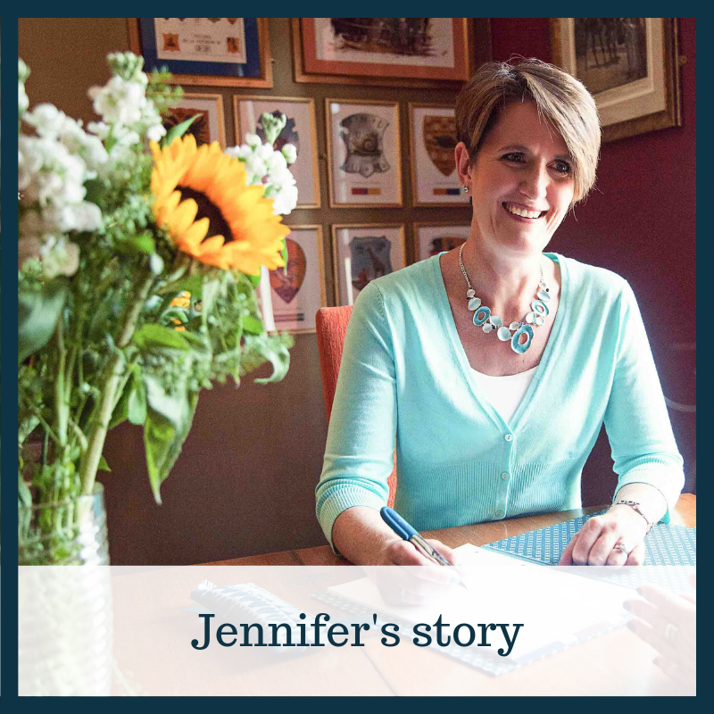 Jennifer's story — Claire Macklin