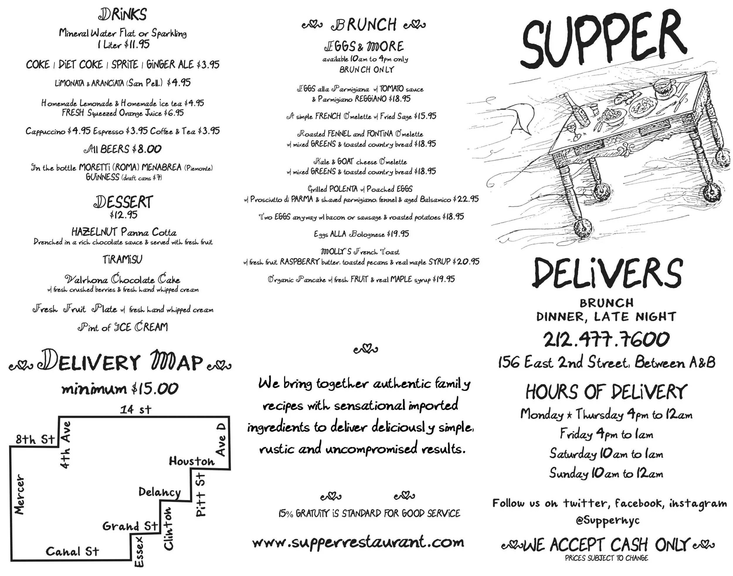 Delivery — Supper