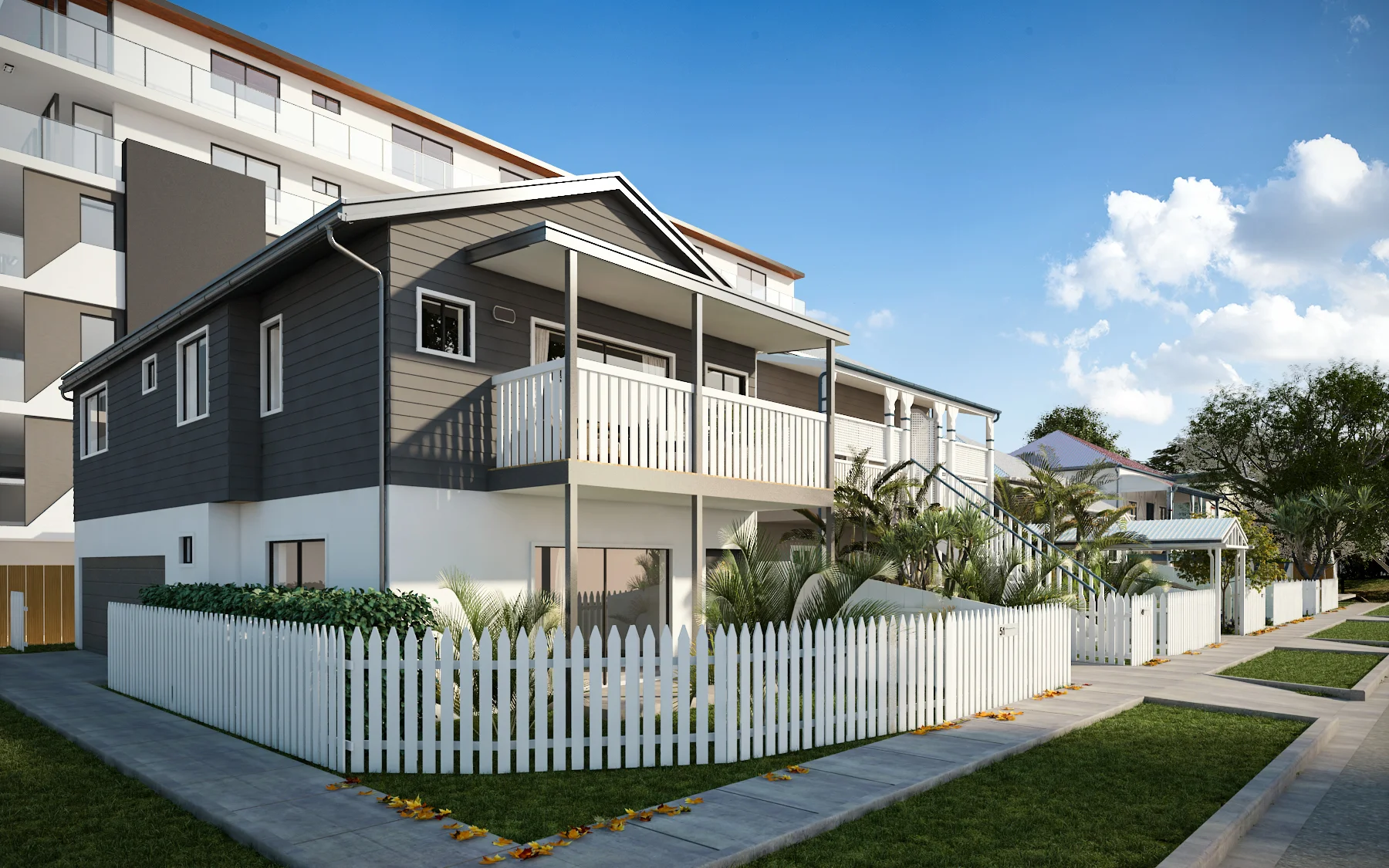 3D Townhouse Rendering Services in Australia