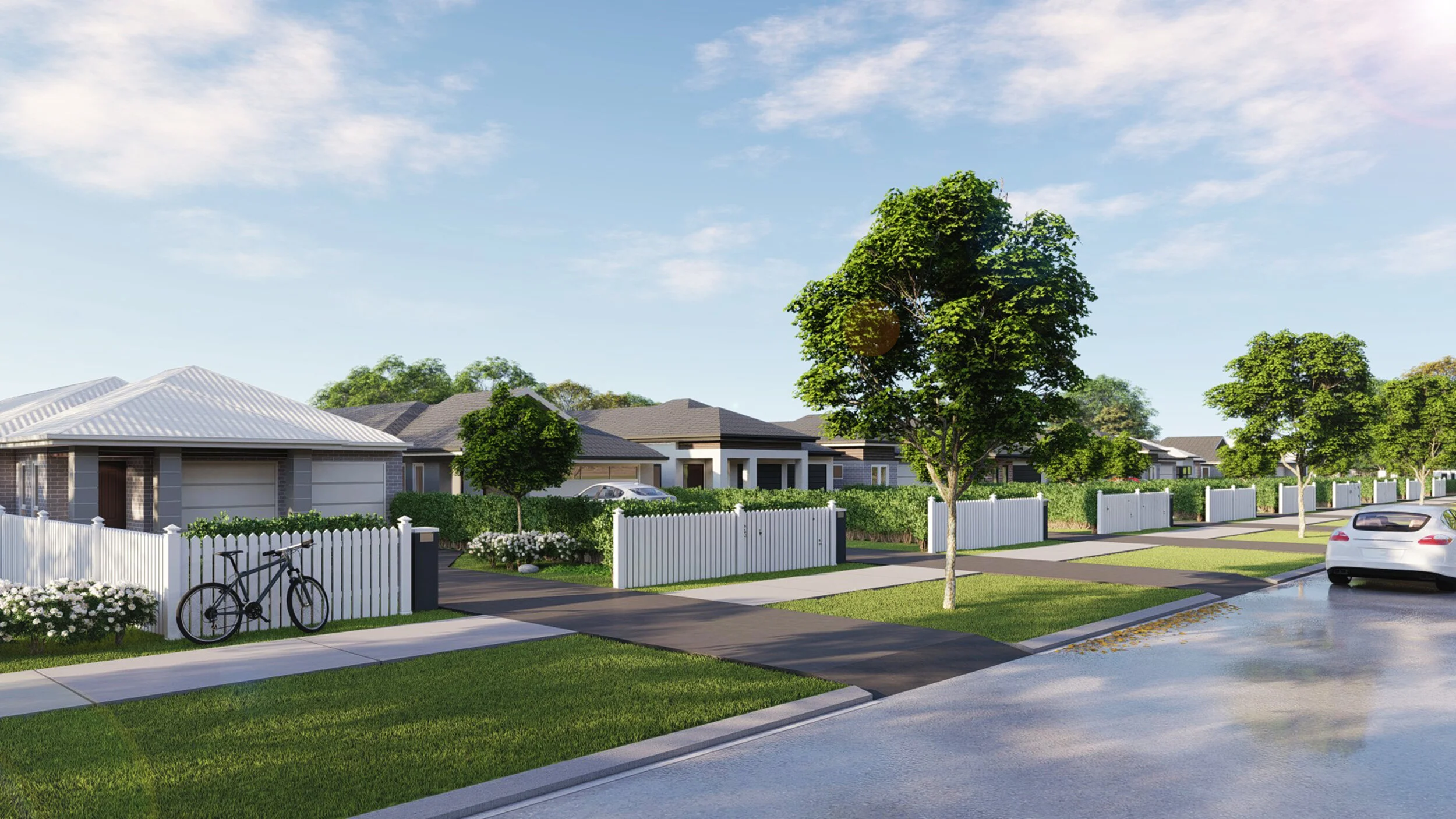 Suburban Streetscape