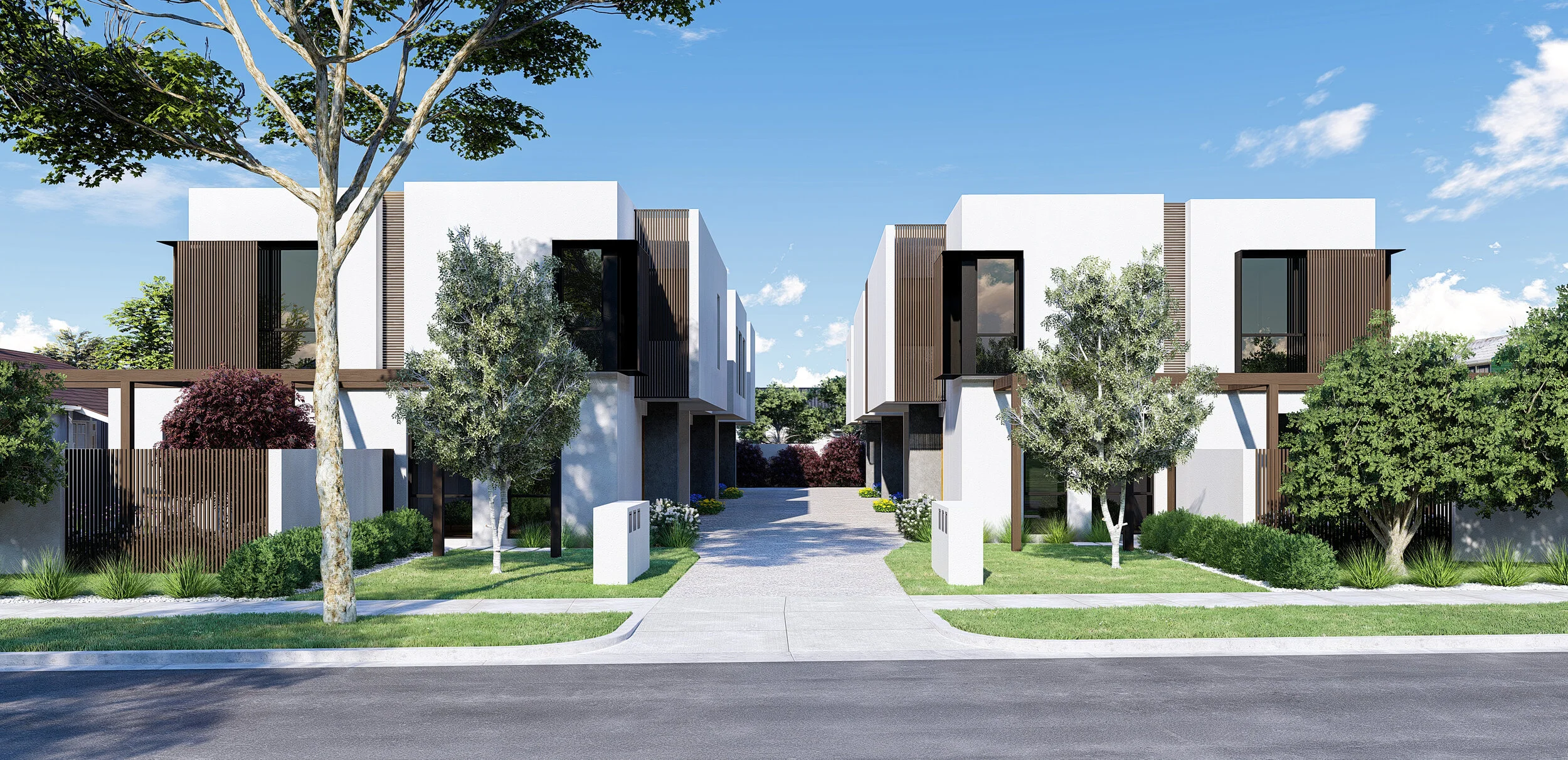 3D Townhouse Rendering Services in Australia