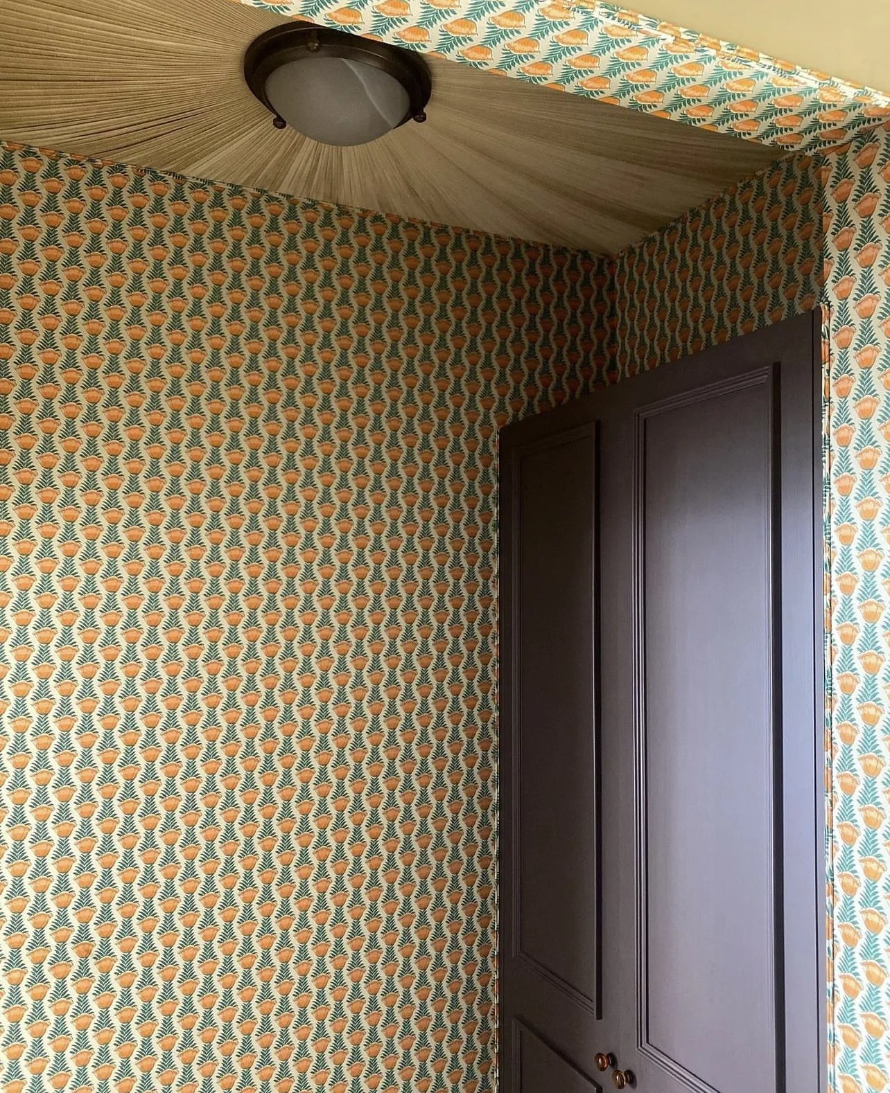 Hallway Nook Walls & Pleated Ceiling — Textile Wall Company