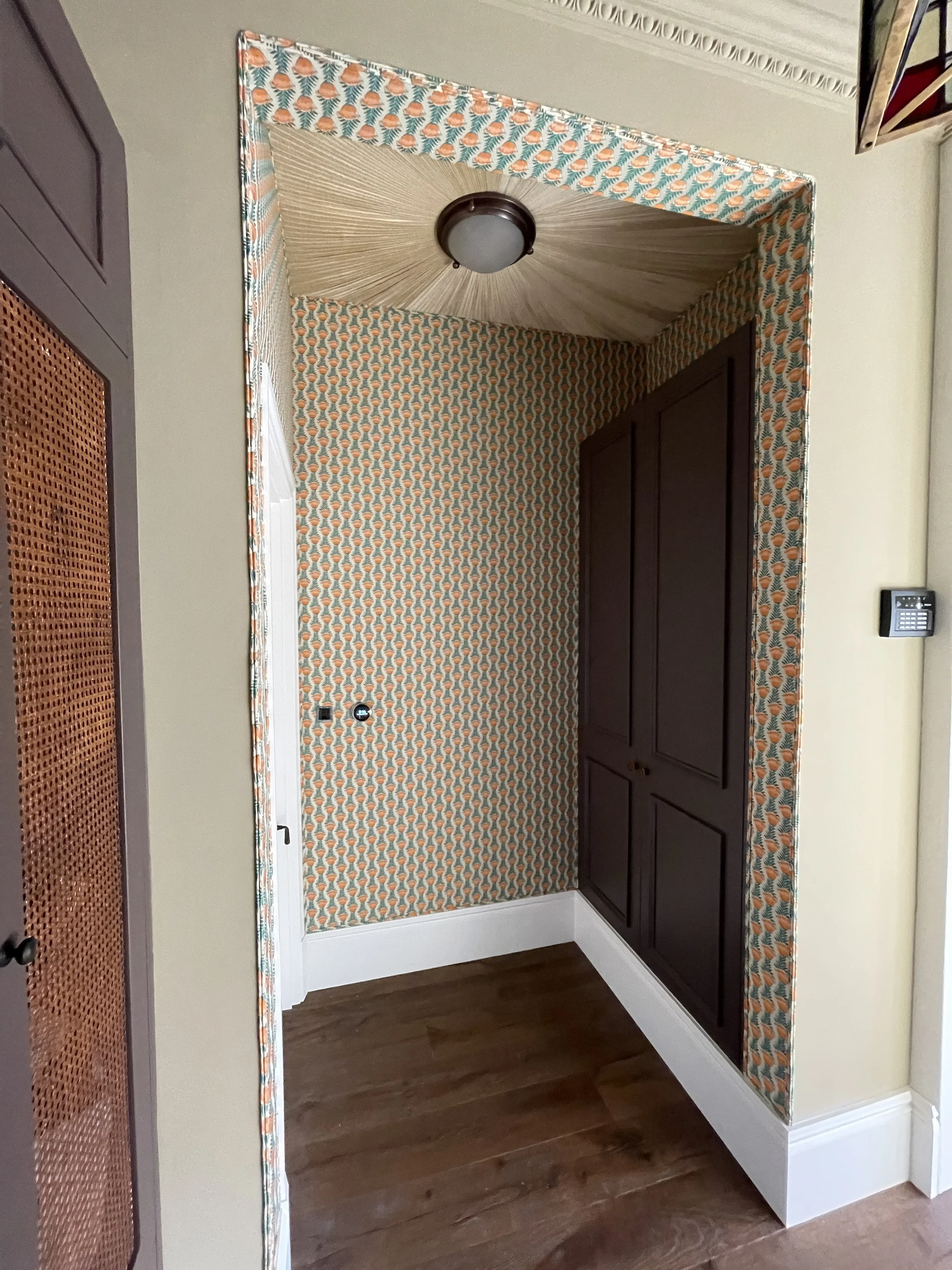 Hallway Nook Walls & Pleated Ceiling — Textile Wall Company
