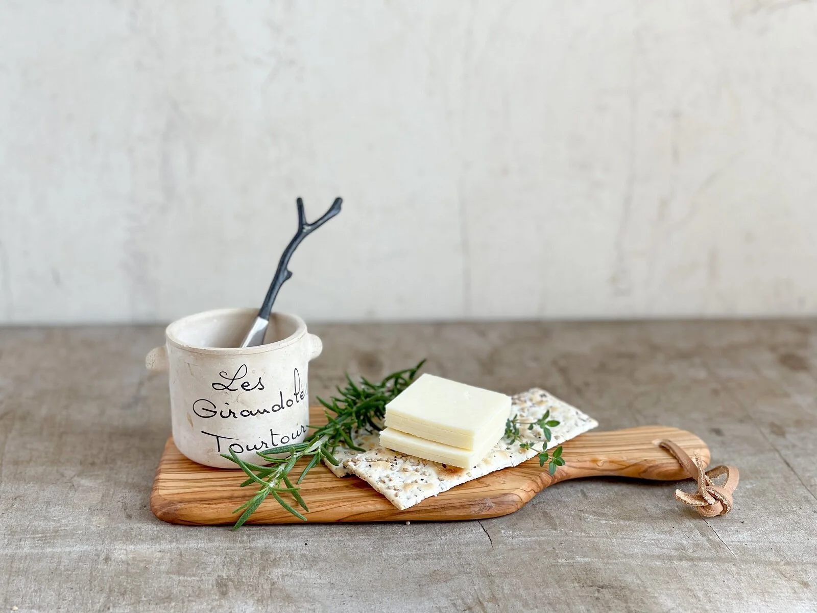 Berard Handcrafted Solid Olive Wood Cutting and Serving Board