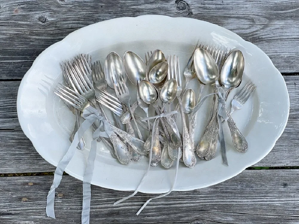 Silverware And Plate