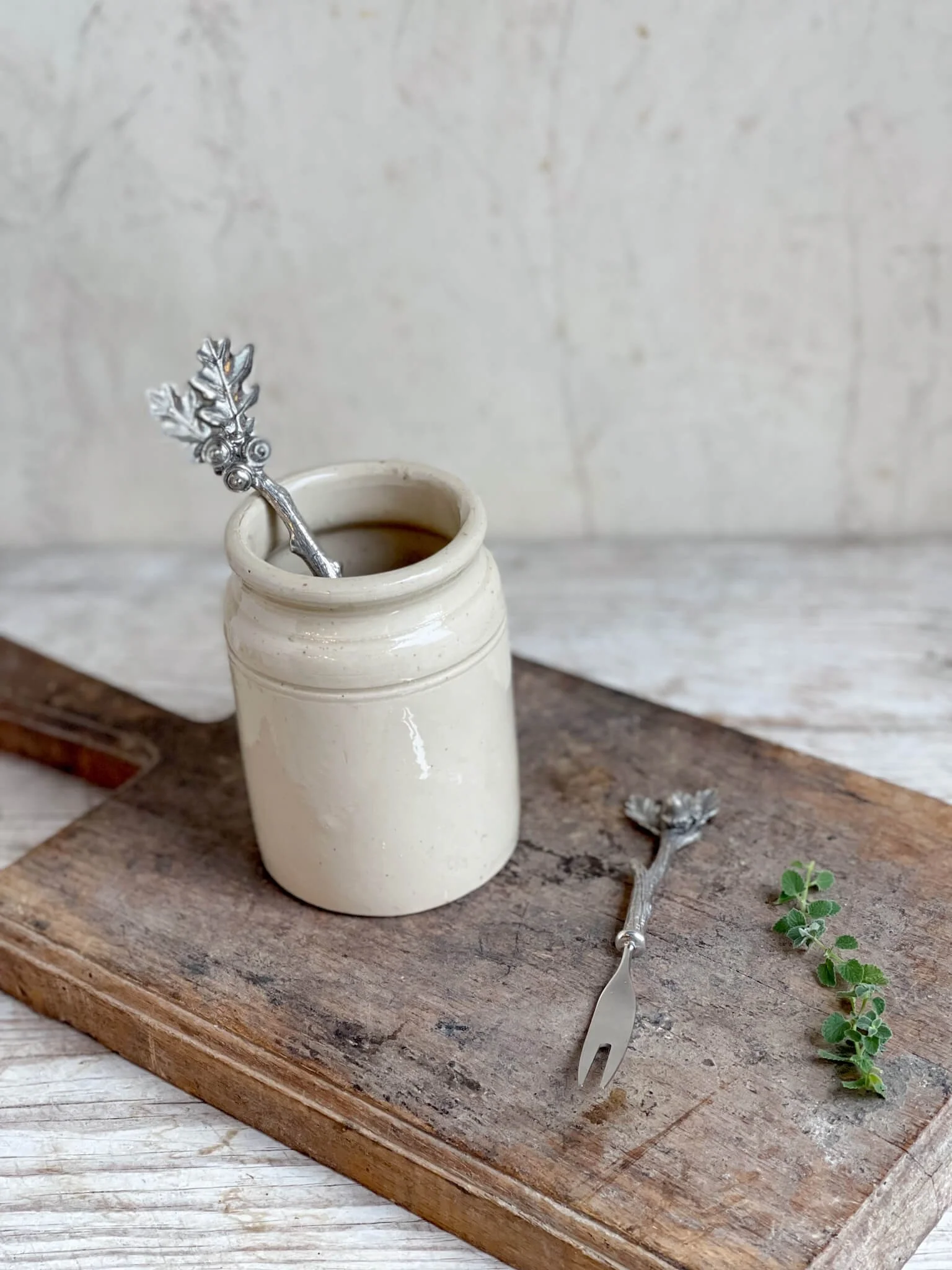 Acorn and Oak Leaf Cocktail Utensils | Charcuterie Fork Cheese Pick ...