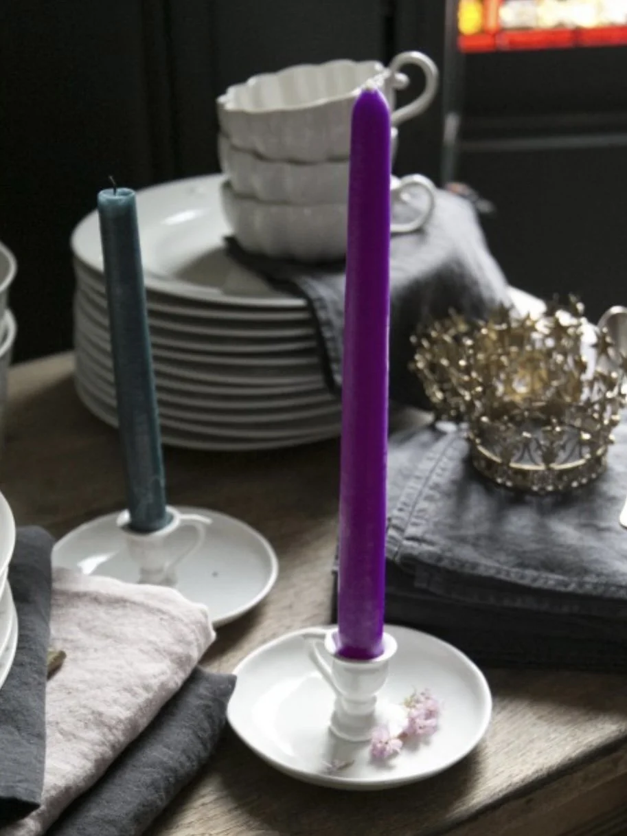 Alix D. Reynis Handmade French Limoges White Porcelain Chamberstick ...