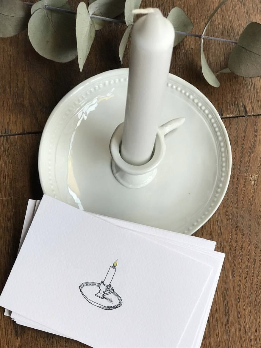 Alix D. Reynis Handmade French Limoges White Porcelain Chamberstick ...