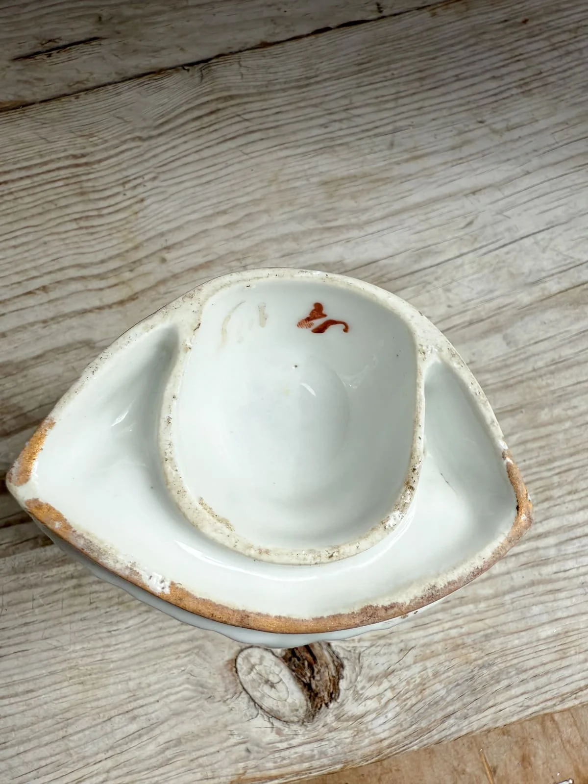 Antique French Hand Painted Gilt Marriage Vase | Porcelain de Paris ...