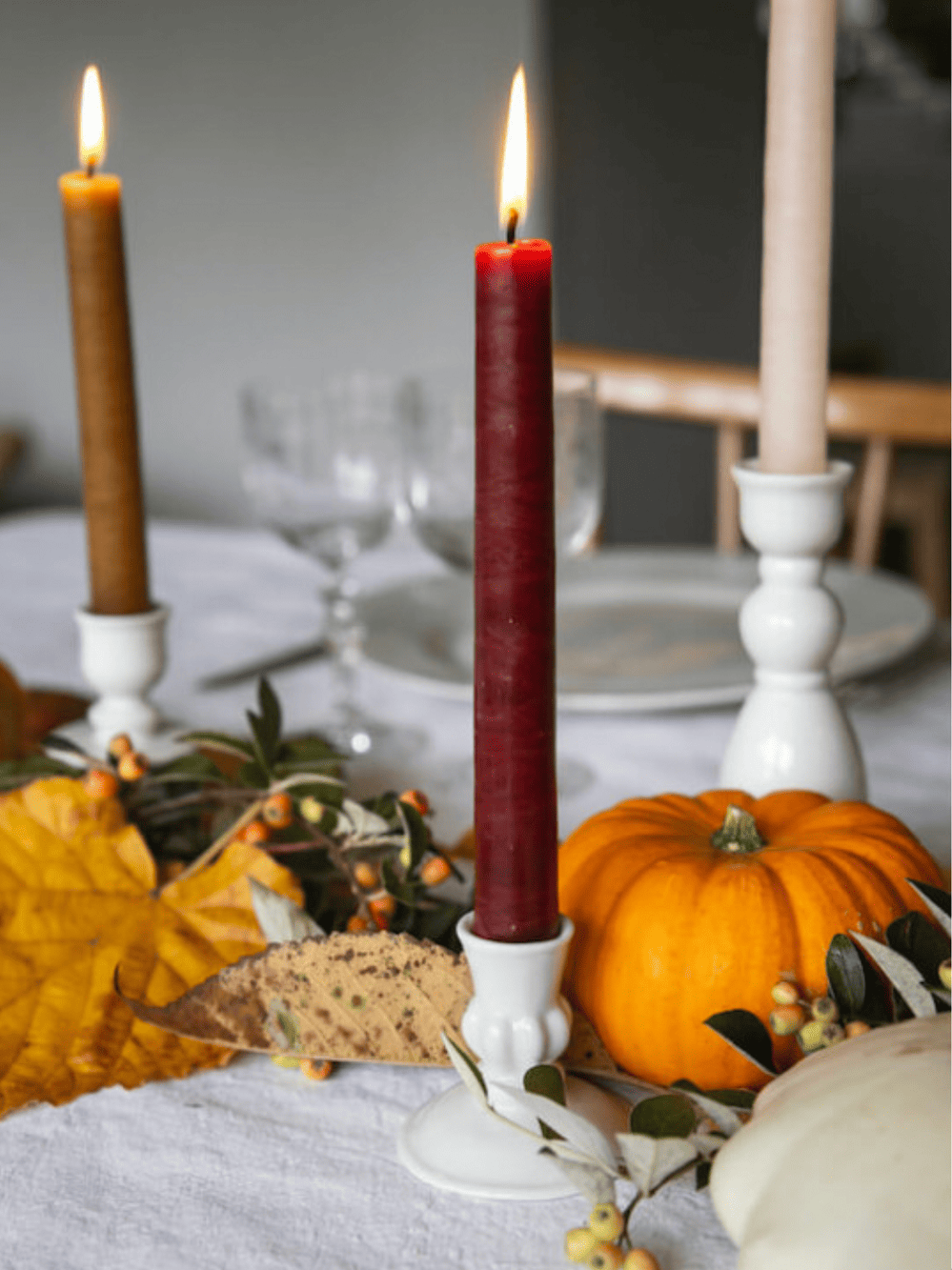 Alix D. Reynis Handmade French Limoges White Porcelain Candlestick - Godron Pattern