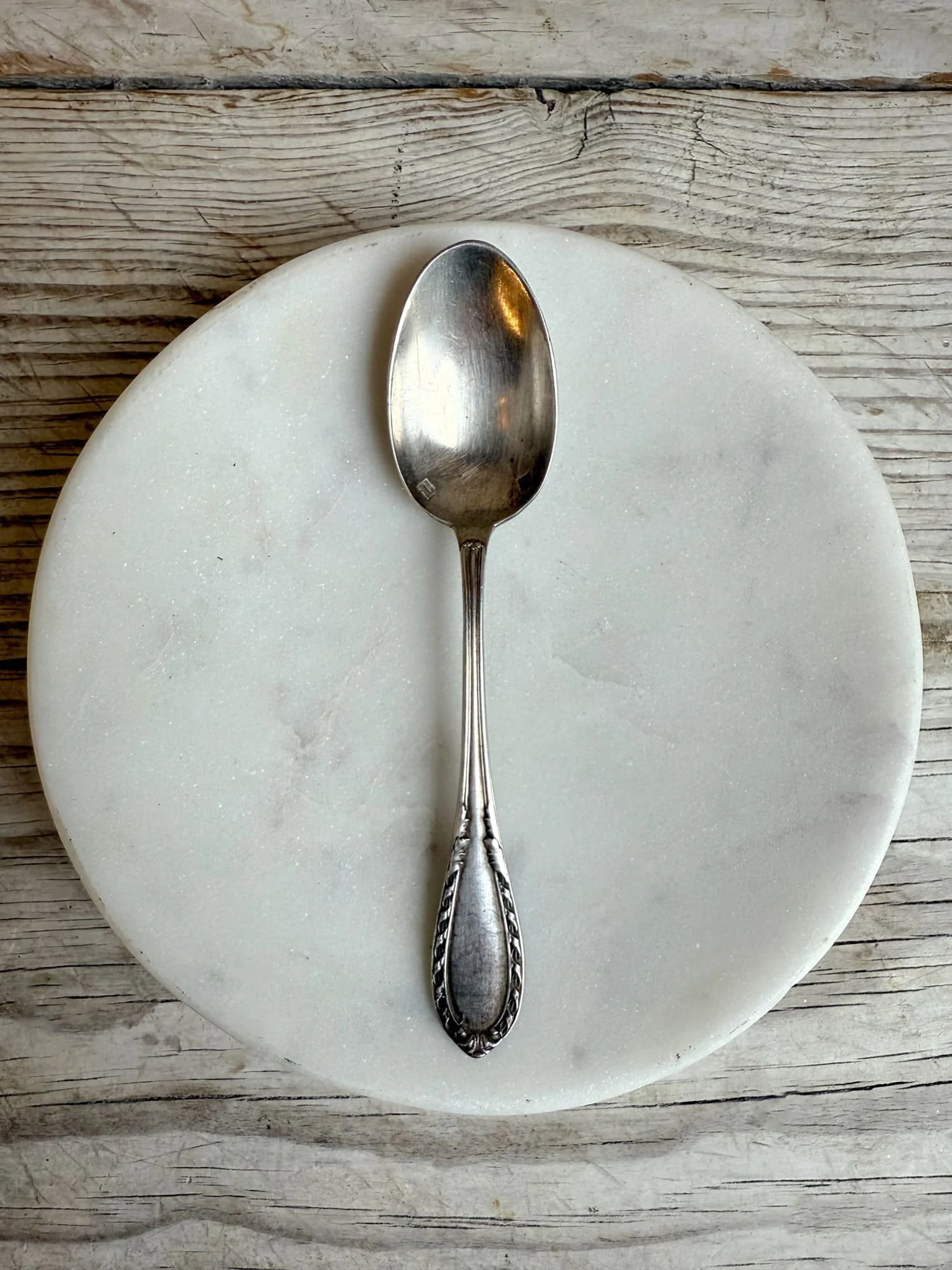 Antique French Louis XVI Hallmarked Silverplated Demitasse Mocha Spoons ...