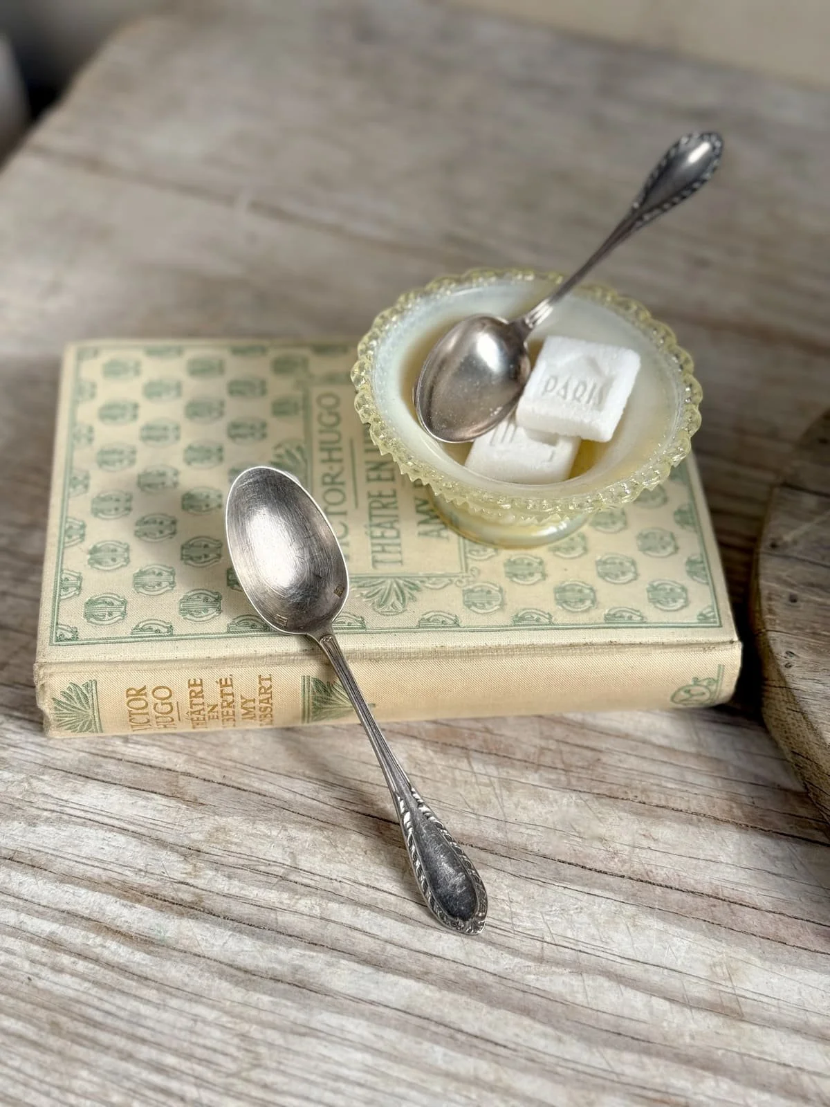 Antique French Louis XVI Hallmarked Silverplated Demitasse Mocha Spoons ...