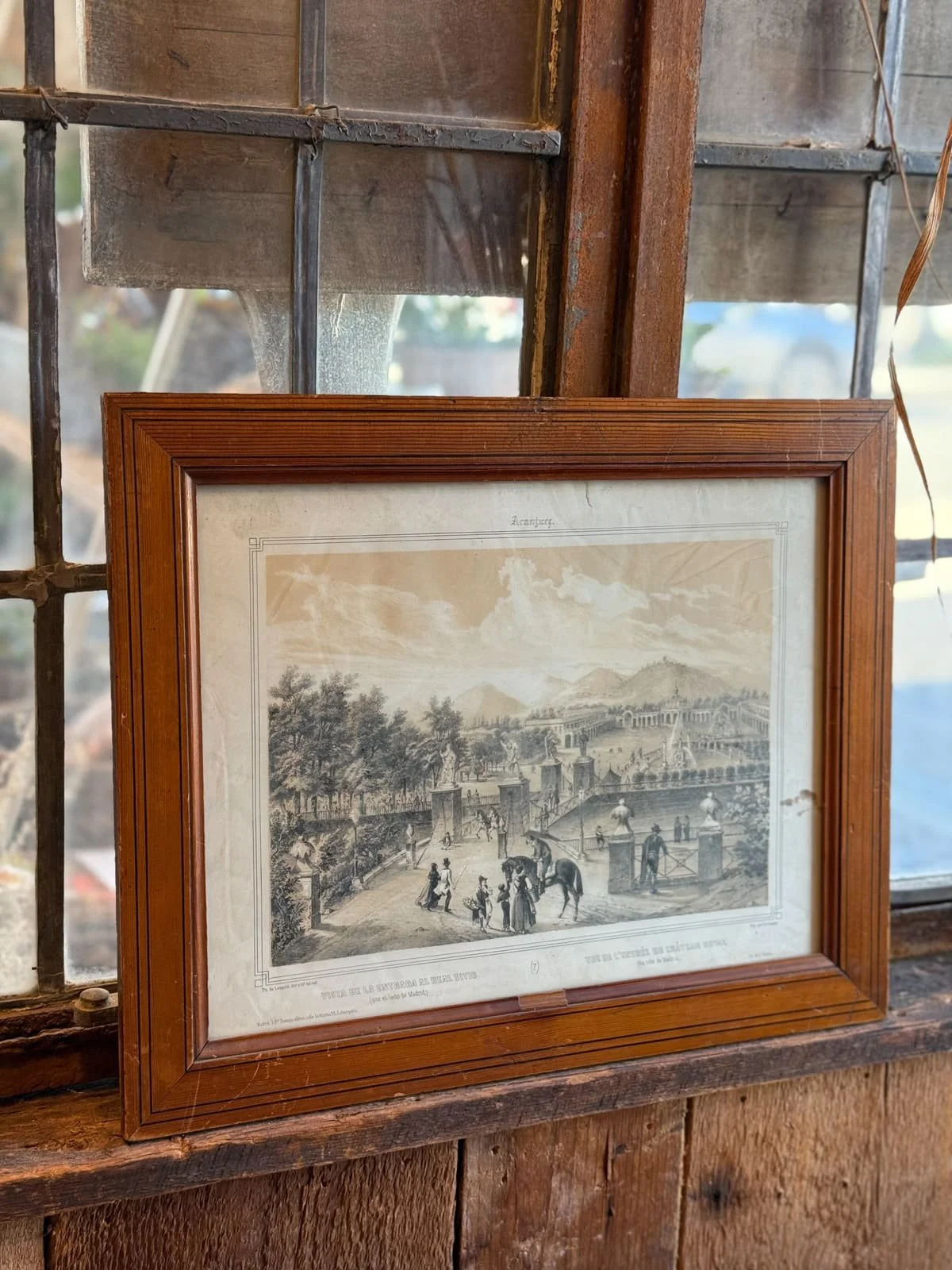 Framed 19th Century City Scene Lithographs