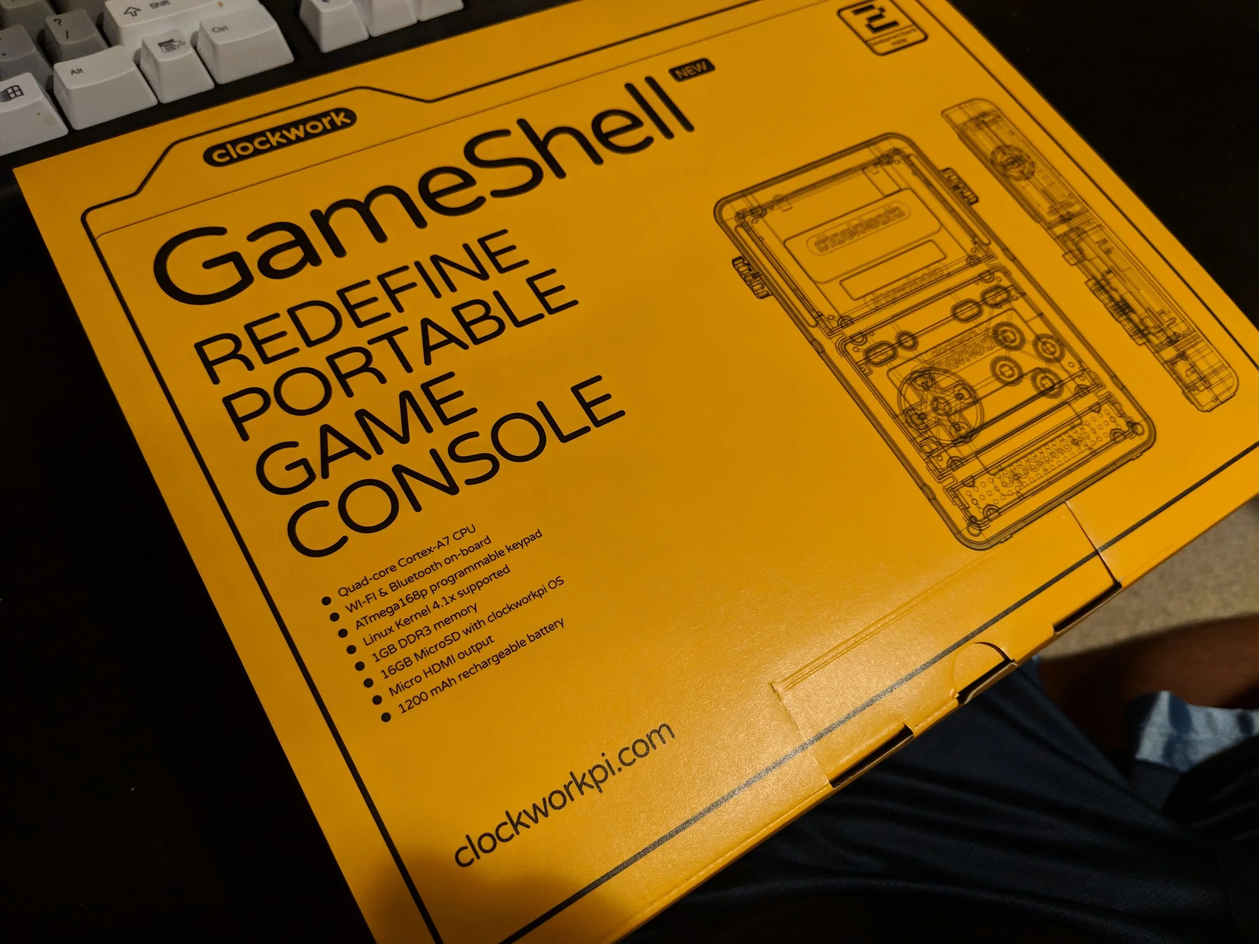 The GameShell Arrives! — Alex Seibz' Site