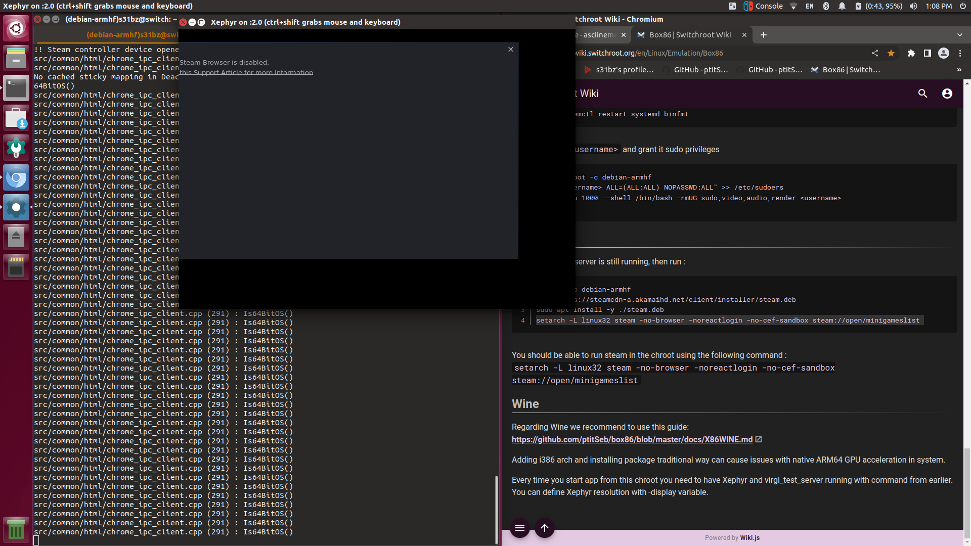 Linux on My Nintendo Switch — Alex Seibz' Site
