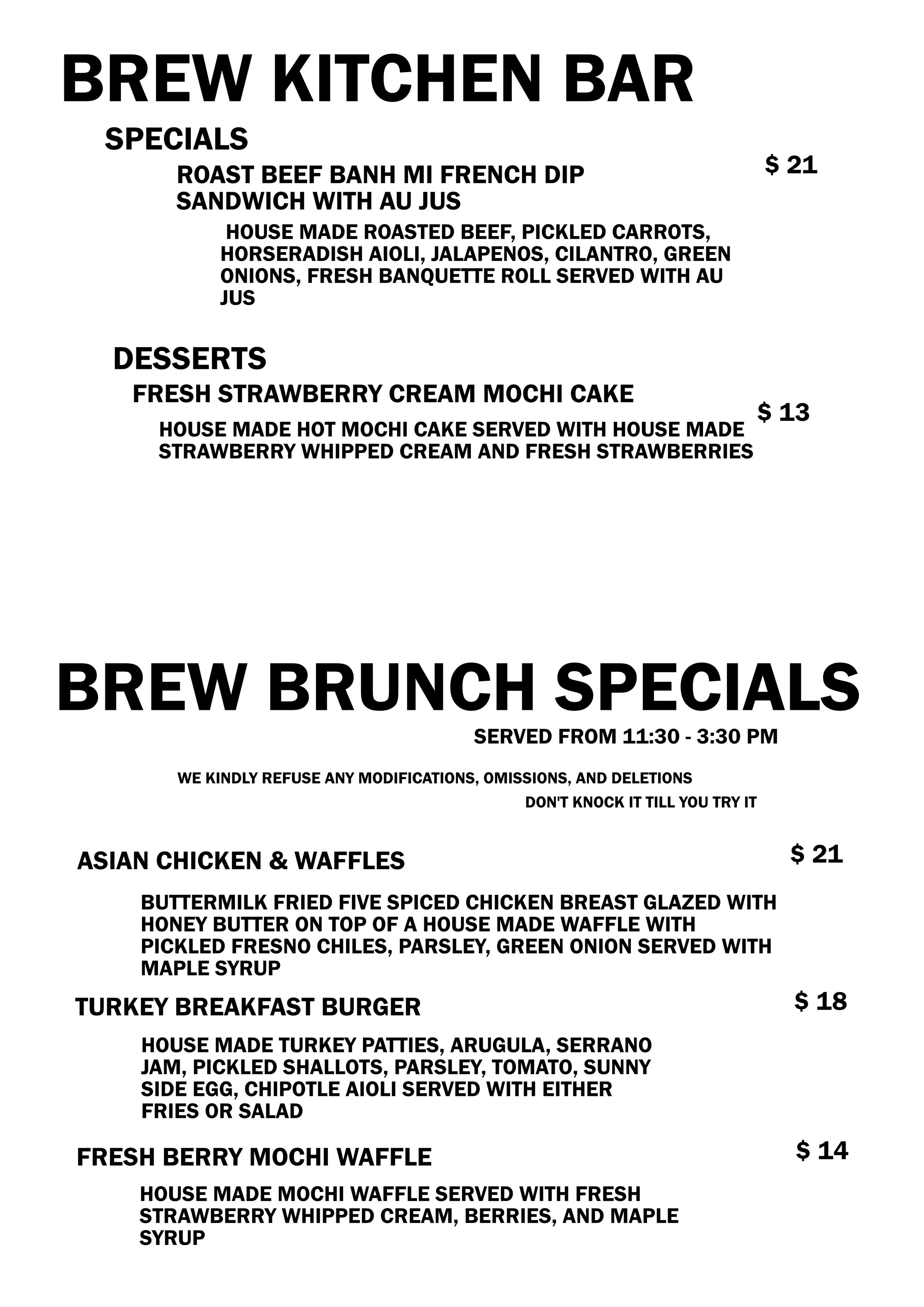 Brew Kitchen Bar