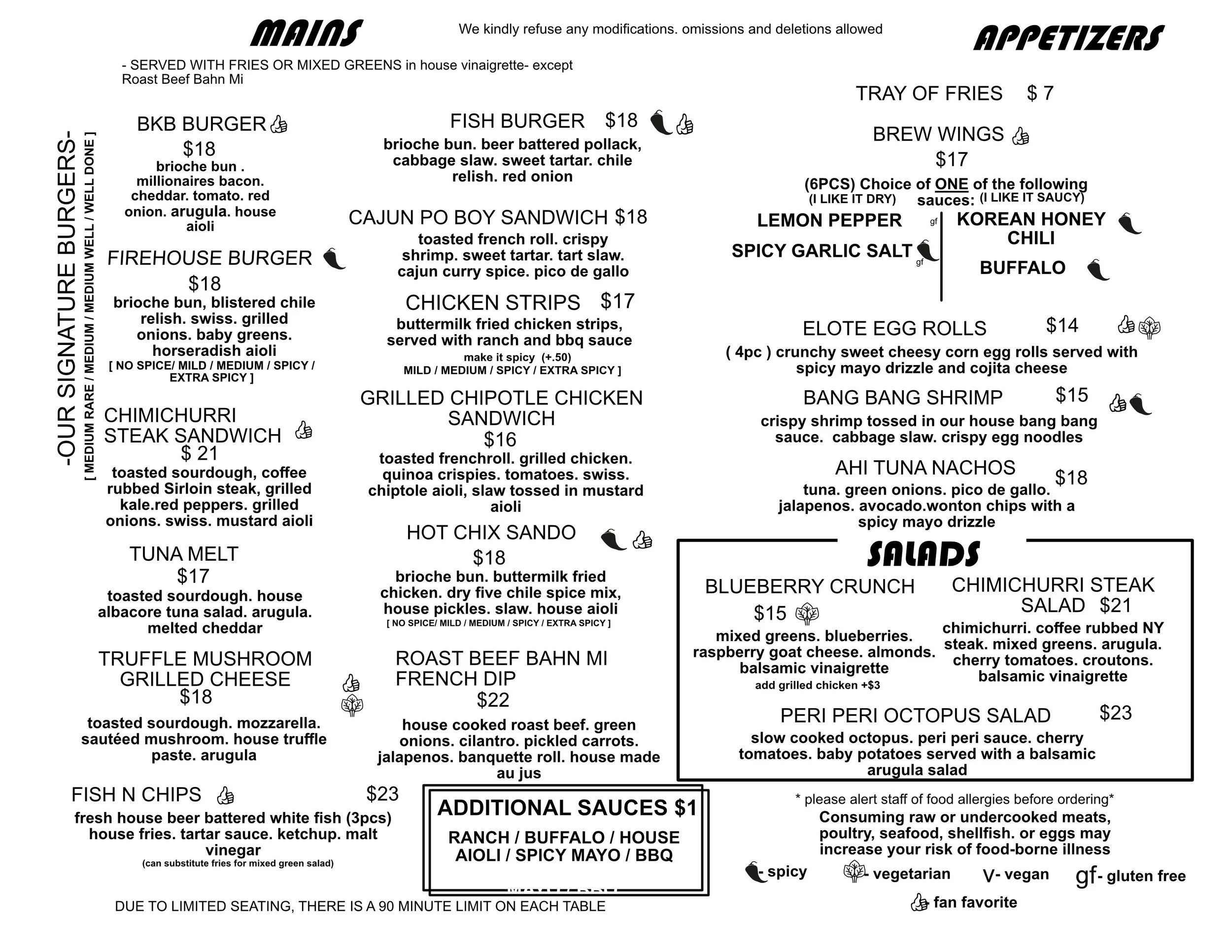 Menu — Brew Kitchen Bar