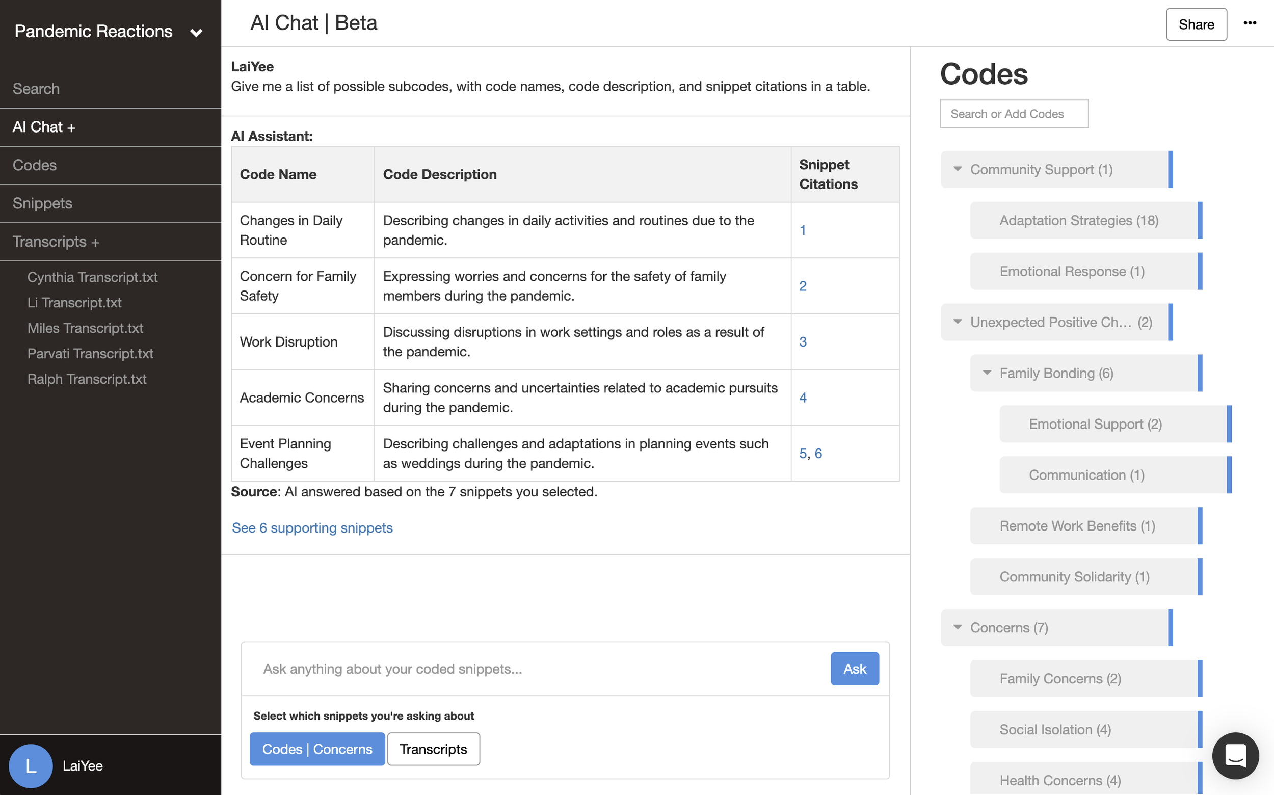 Qualitative Data Analysis With Delve’s AI Assistant — Delve