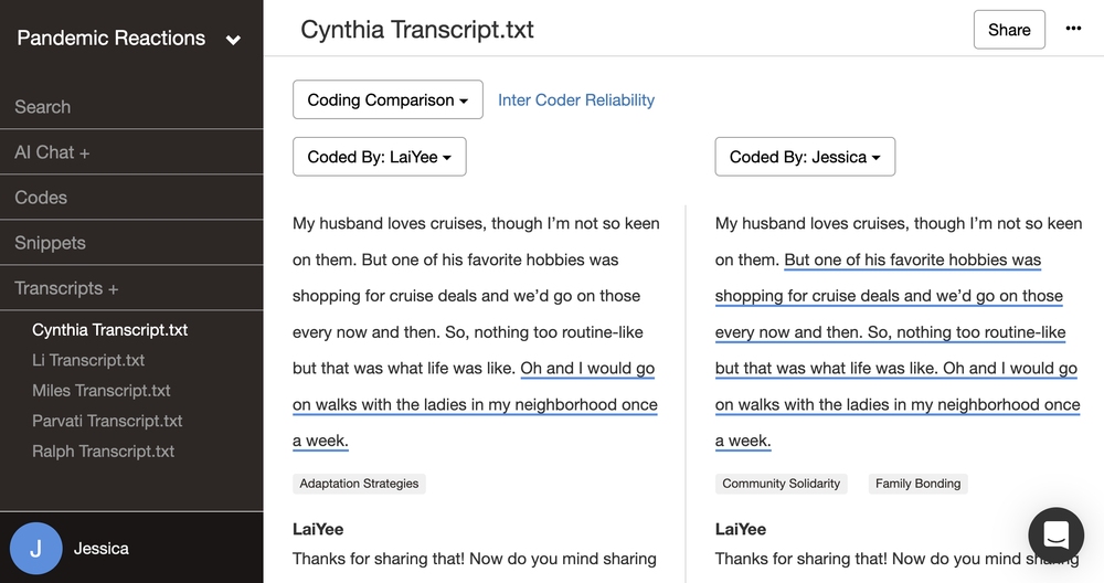 Qualitative Data Analysis Software | Delve