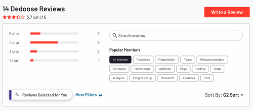 Dedoose Alternative | Easy To Learn | Collaborative | Simple to Use — Delve