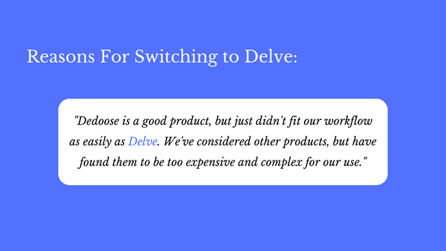Dedoose Alternative | Easy To Learn | Collaborative | Simple to Use — Delve