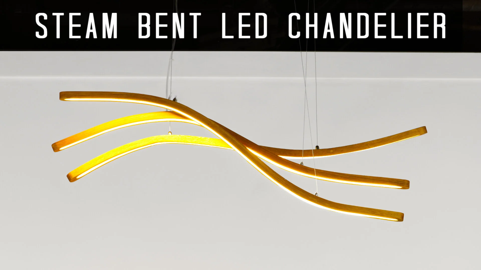 How to Make a DIY Steam Bent LED Pendant Light or Chandelier ...