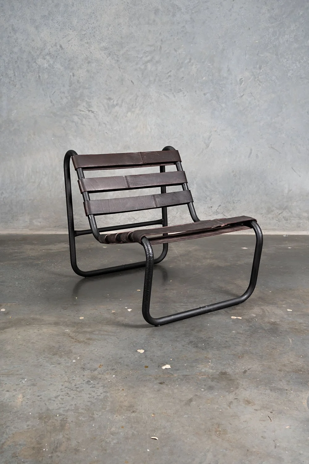 Don Televue Armchair covered in Teal Boucle