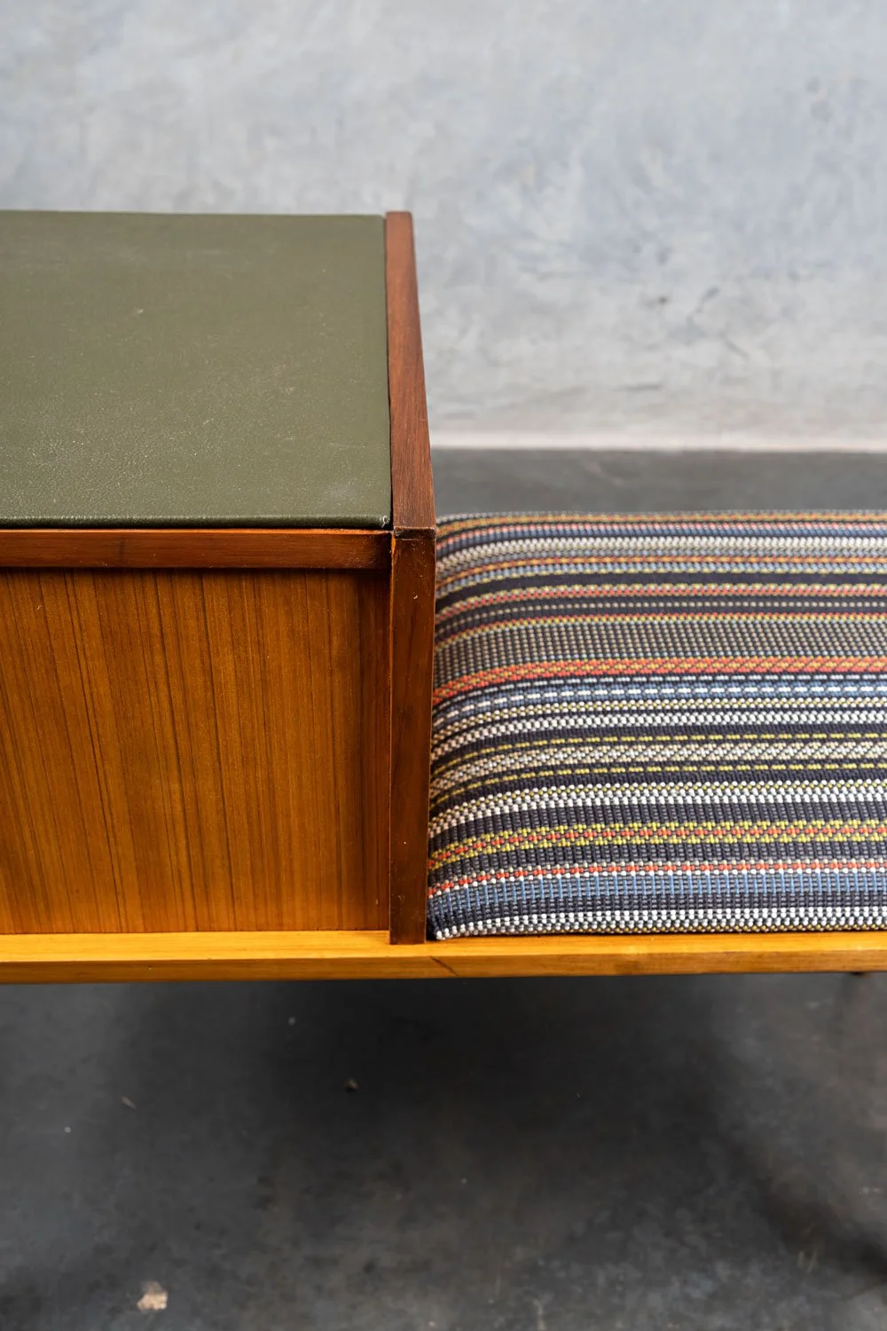 1960's Parker Style "Gossip Chair" Phone Bench