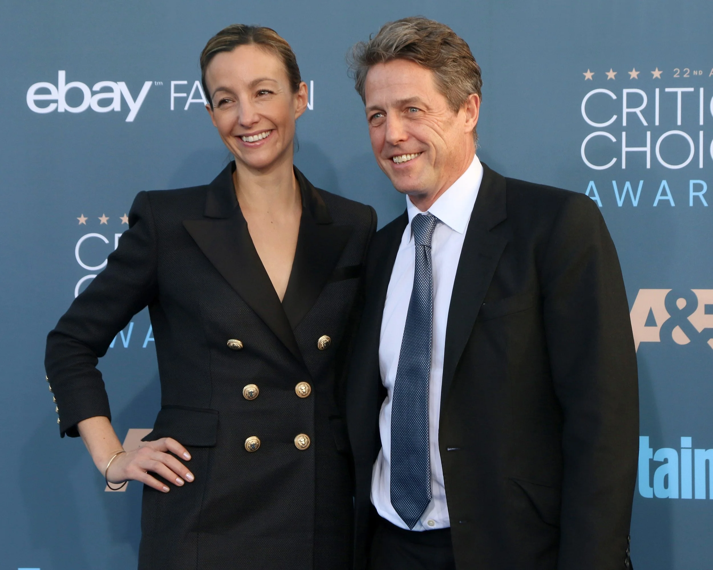 Hugh Grant And Anna Eberstein