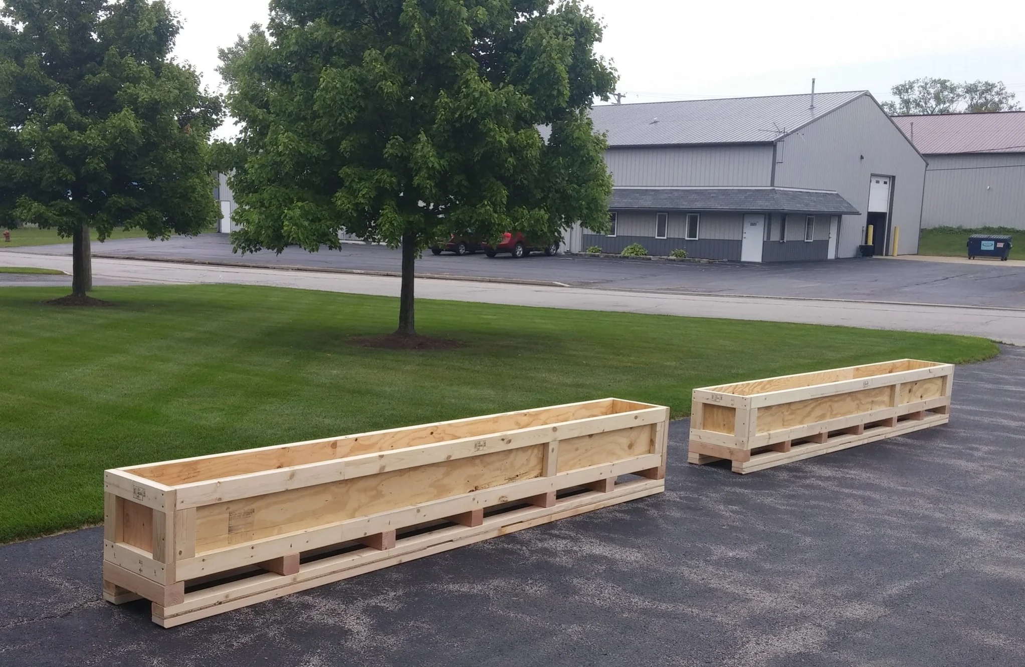Wooden Shipping Crates Custom Wood Crating ISPM 15 Certified For