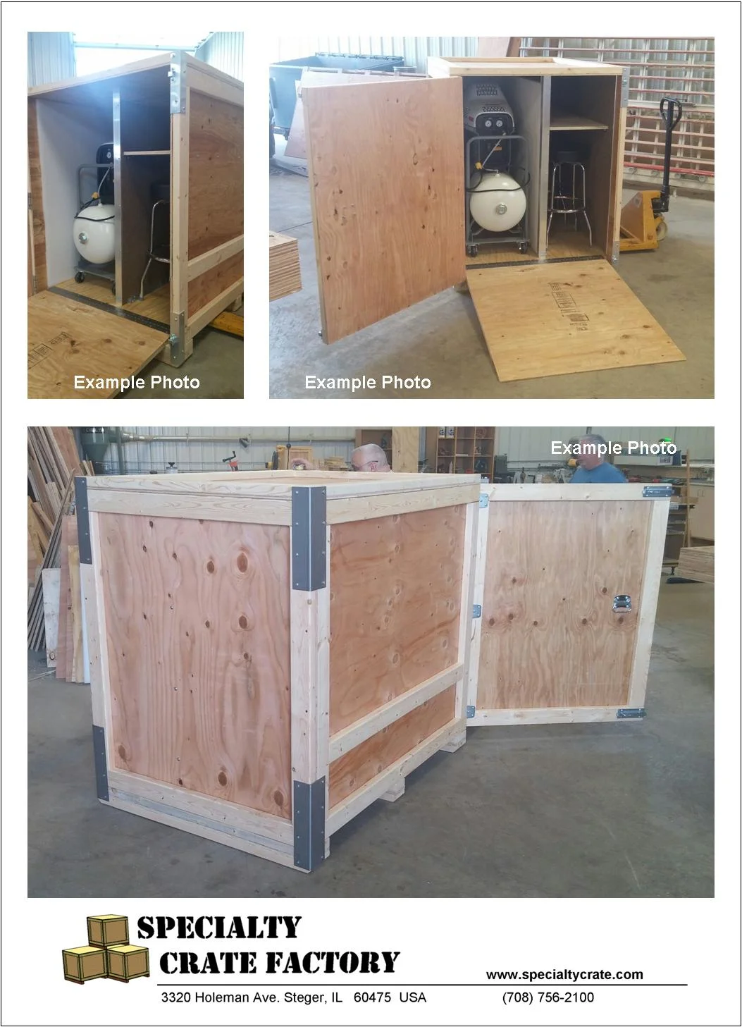 Trade Show Crates / Re-usable Crates — Wooden shipping crates | Custom ...