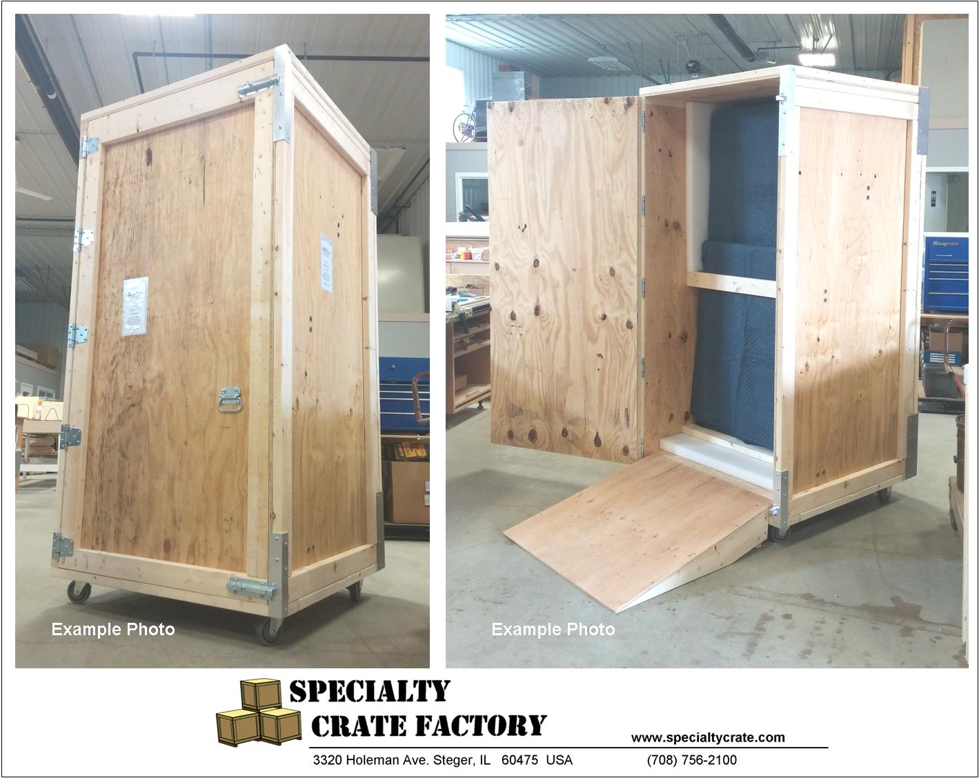 Trade Show Crates / Re-usable Crates — Wooden shipping crates | Custom ...