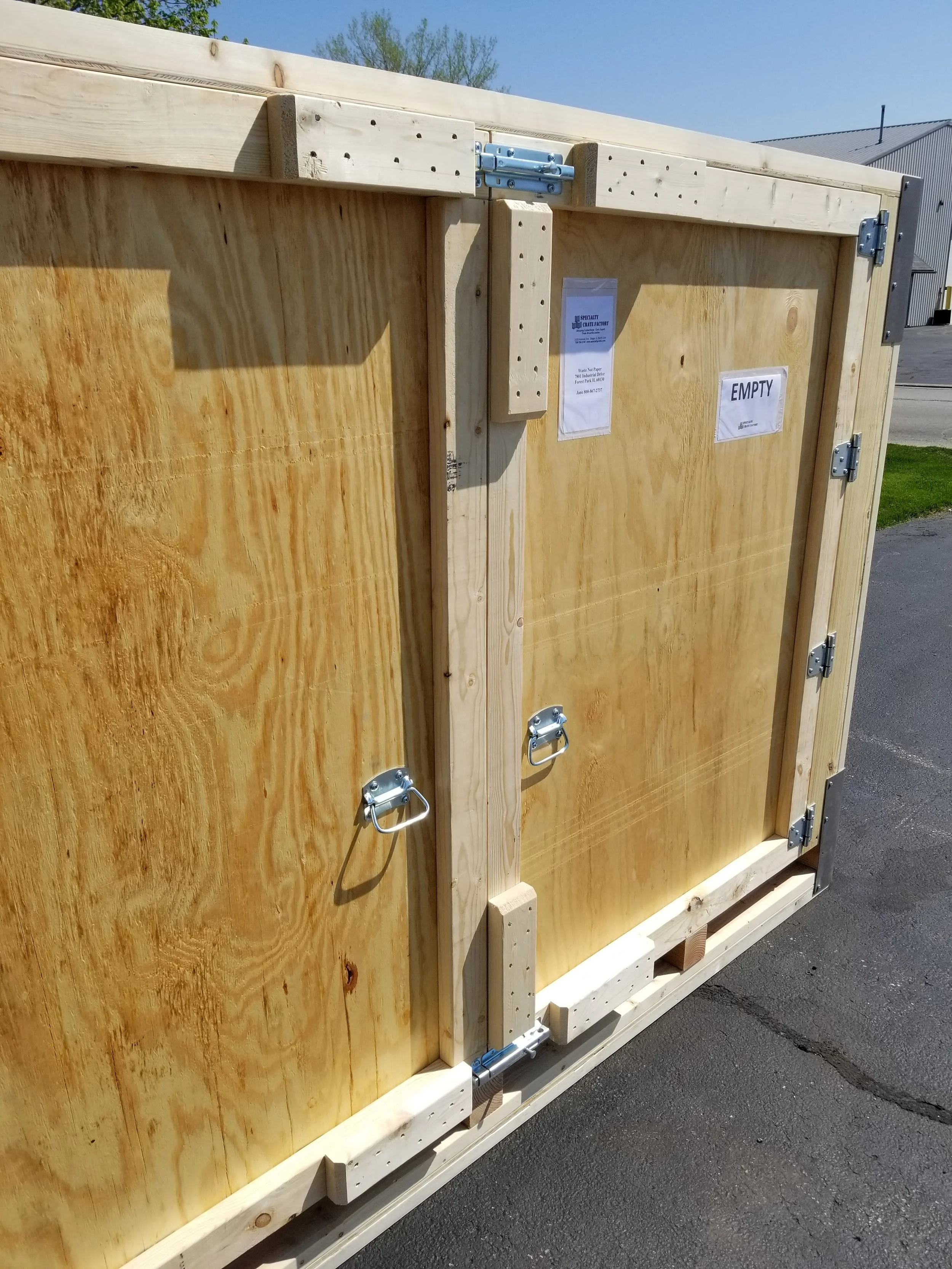 Trade Show Crates / Re-usable Crates — Wooden shipping crates | Custom ...